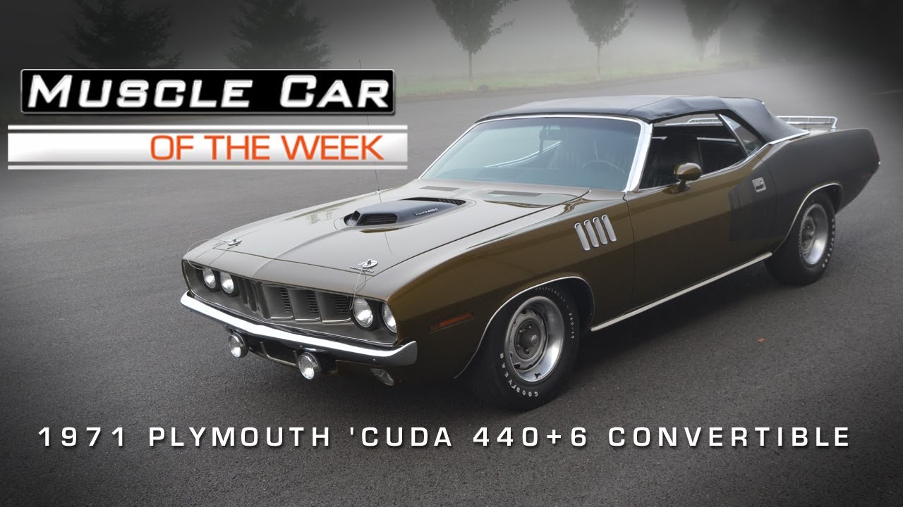 1971 Plymouth 'Cuda 440 Six Pack Convertible