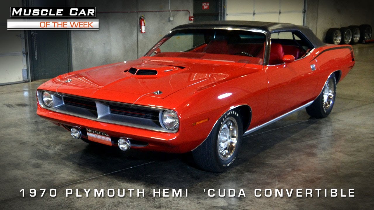 First Hemi 'Cuda Convertible Ever Built