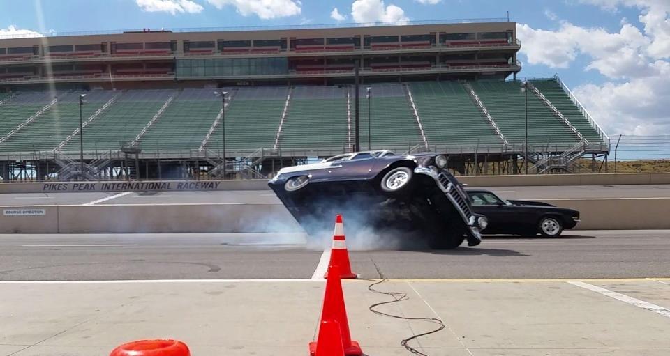 Nasty crash at the Colorado Street Outlaws Drag Racing Event