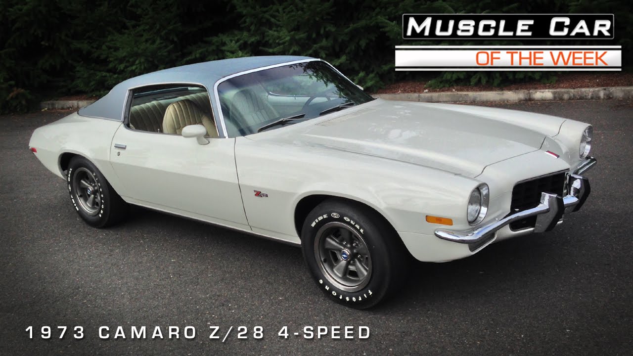 Muscle Car of the Week: 1973 Camaro Z28 4-Speed with wing and stripe ...