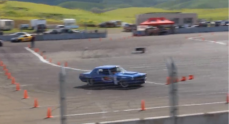 Mike Maier getting after it on the autocross course