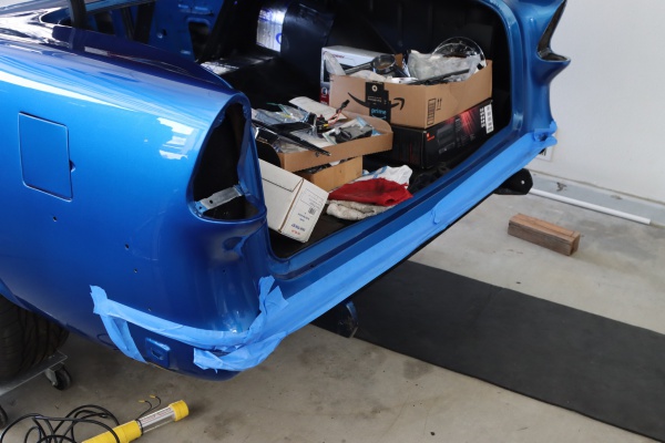 Project 1955 Bel Air Rear End Finishing Touches